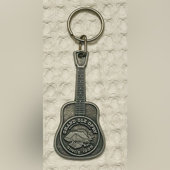 Accessories | Vintage Grand Ole Opry Guitar Keychain | Poshmark